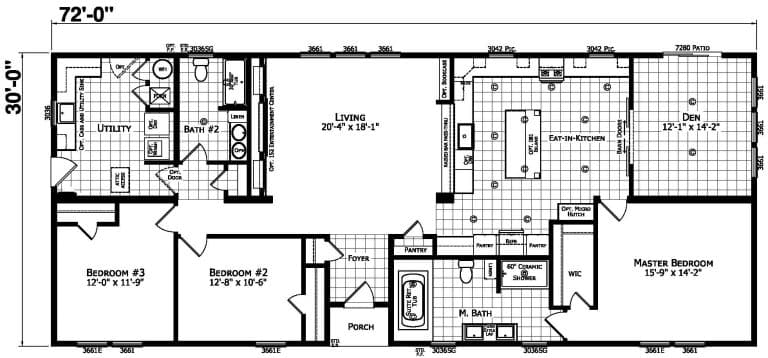 Winston Floorplan Cropped - D&W Homes